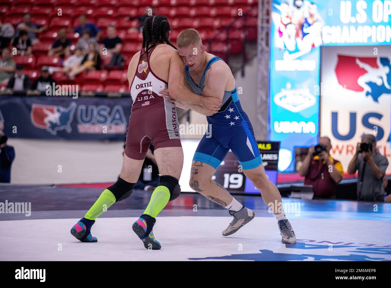 Six Wrestlers from the Men's Greco-Roman Wrestling Team assigned to the ...