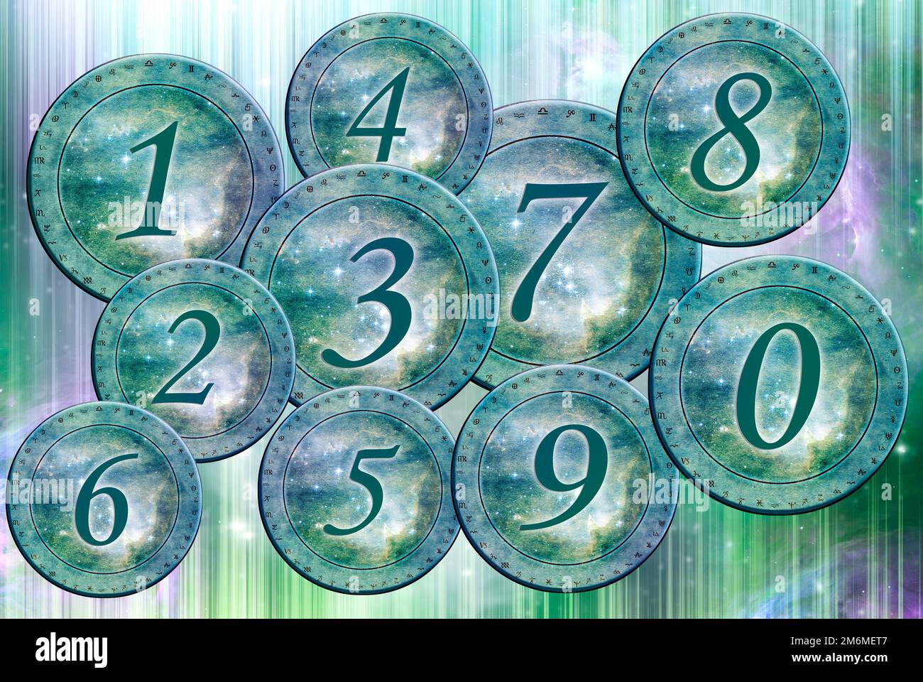 numerology and math concept Stock Photo - Alamy