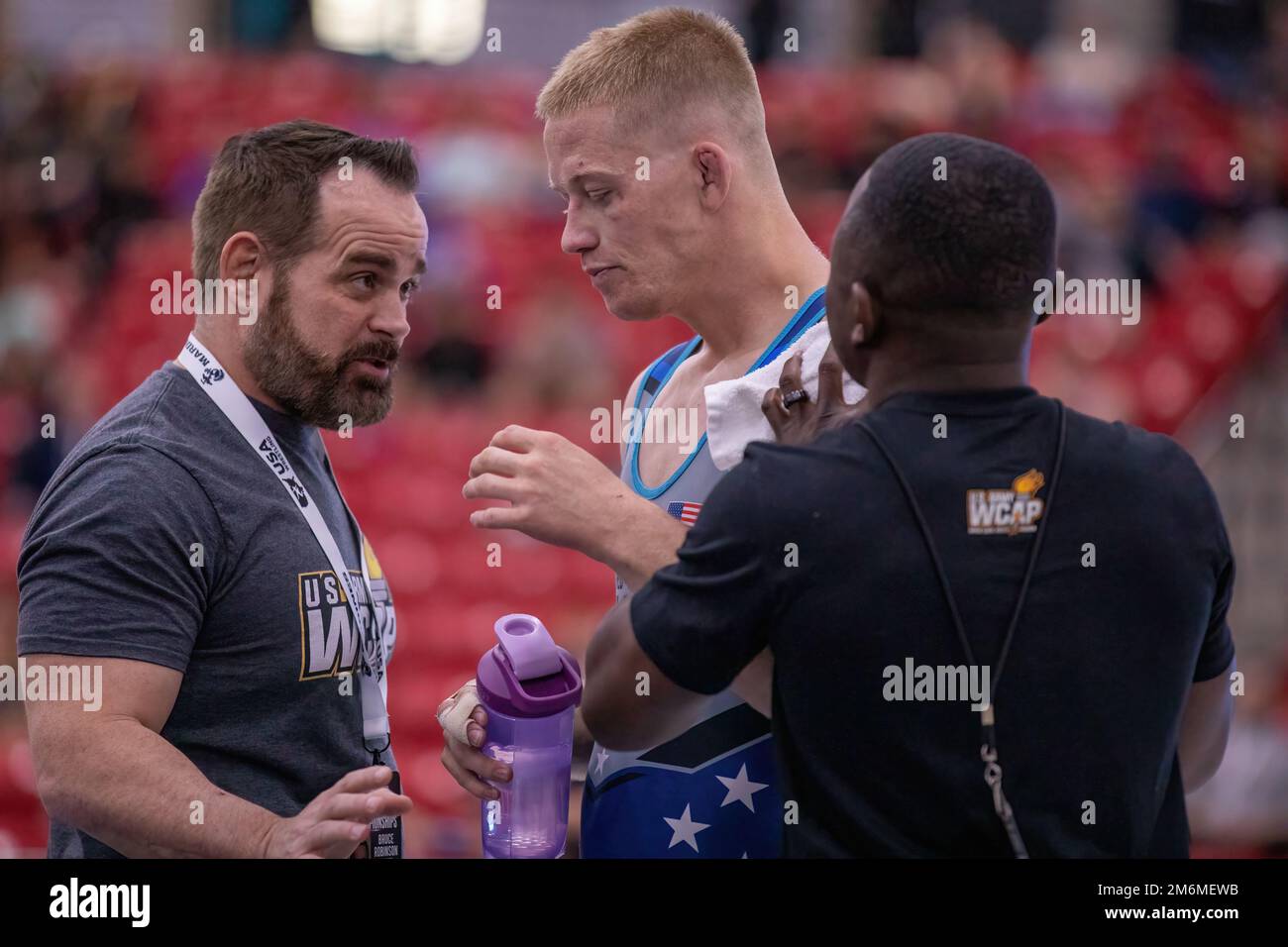 Six Wrestlers from the Men's Greco-Roman Wrestling Team assigned to the ...