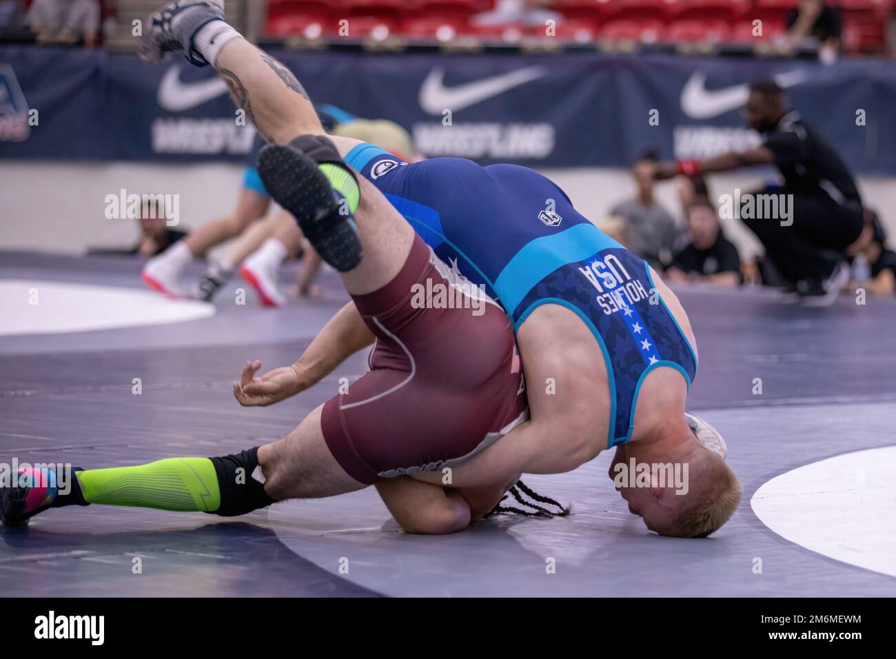 Six Wrestlers from the Men's Greco-Roman Wrestling Team assigned to the ...
