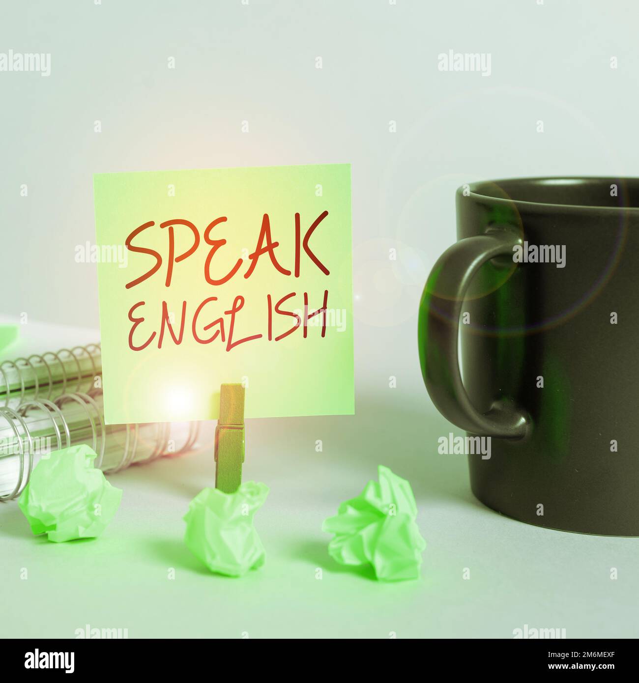 Hand writing sign Speak English. Word Written on Study another Foreign ...