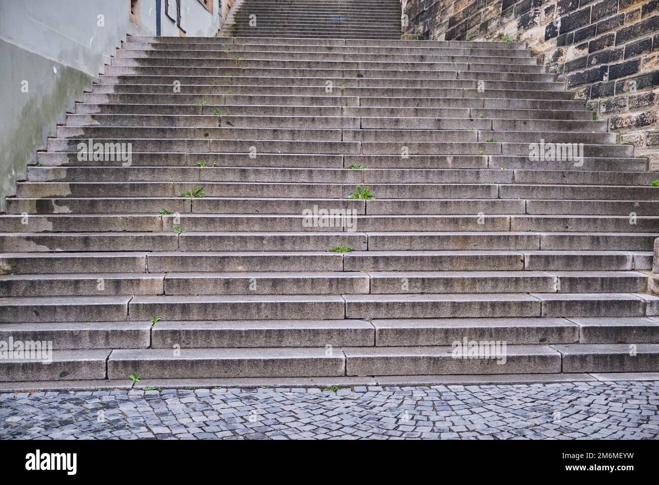 Old Gray granite steps staircase old staircase detail stone background ...