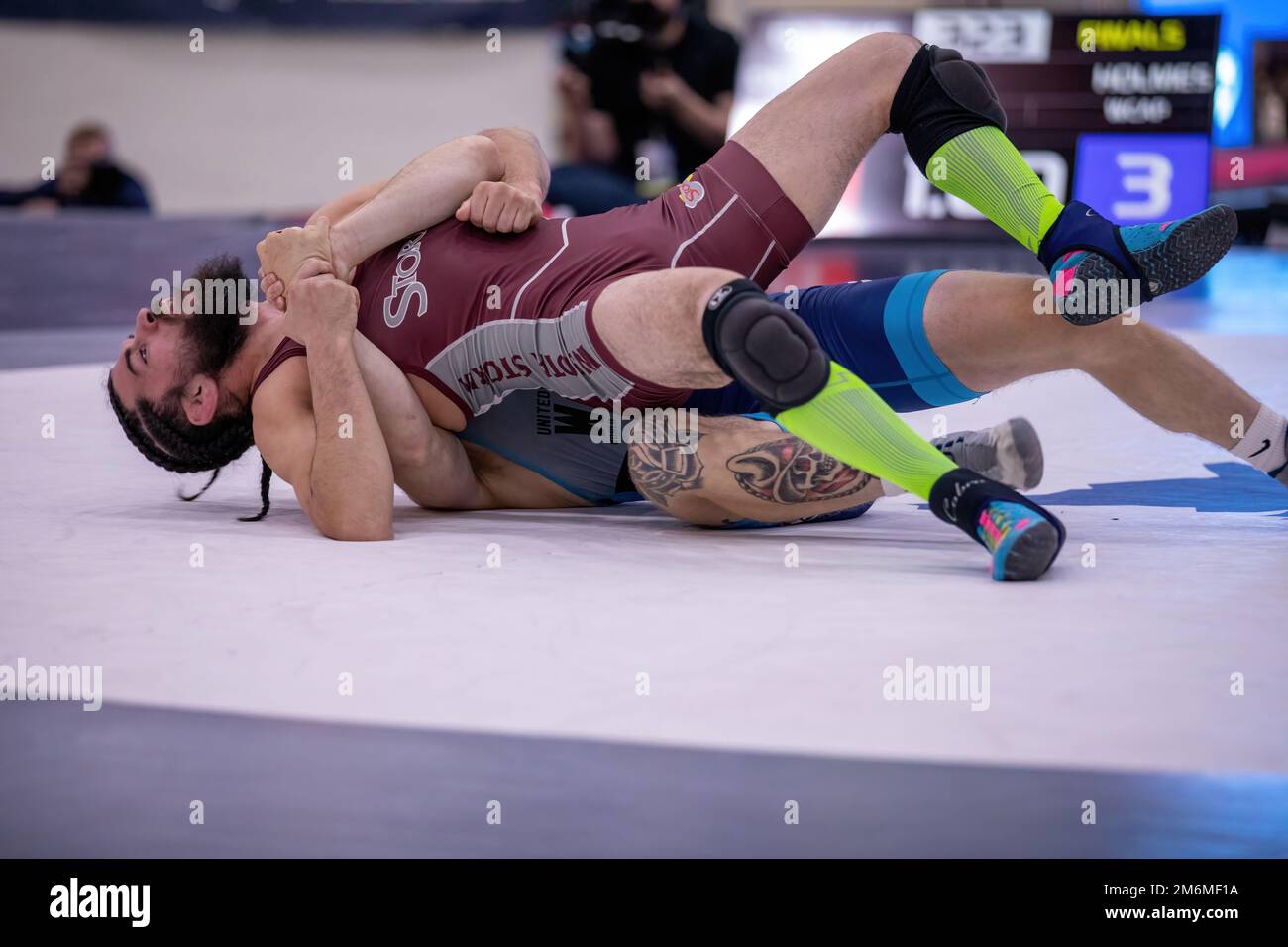 Six Wrestlers from the Men's Greco-Roman Wrestling Team assigned to the ...