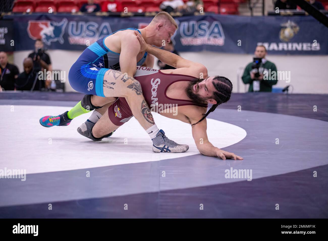 Six Wrestlers from the Men's Greco-Roman Wrestling Team assigned to the ...