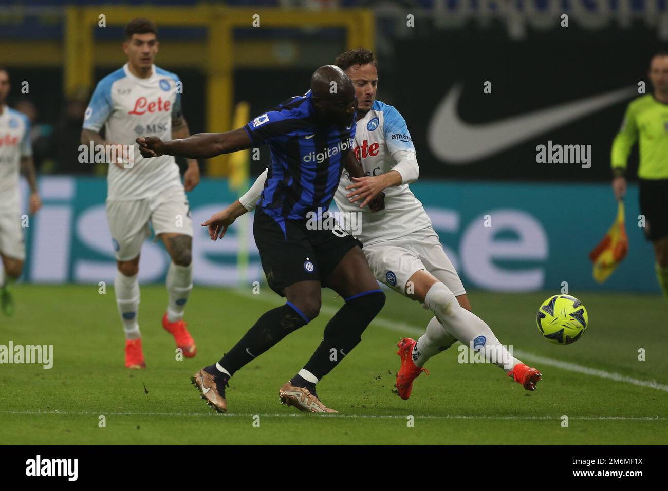 San Siro stadium, Milan, Italy, January 04, 2023, 90Amir Rrhamani of ...