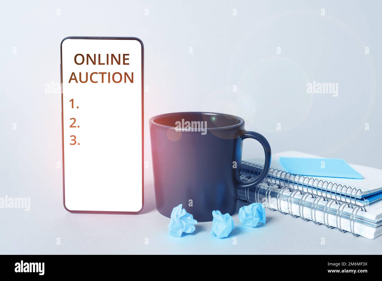 Conceptual display Online Auction. Word for process of buying and ...