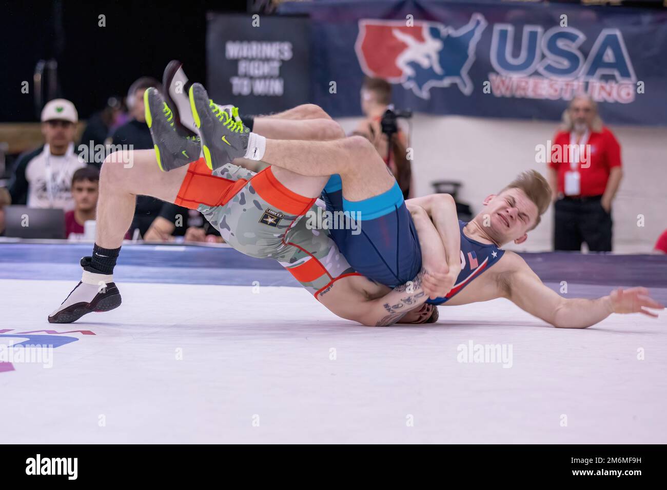 Six Wrestlers from the Men's Greco-Roman Wrestling Team assigned to the ...