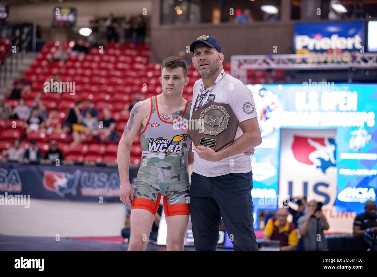Six Wrestlers from the Men's Greco-Roman Wrestling Team assigned to the ...