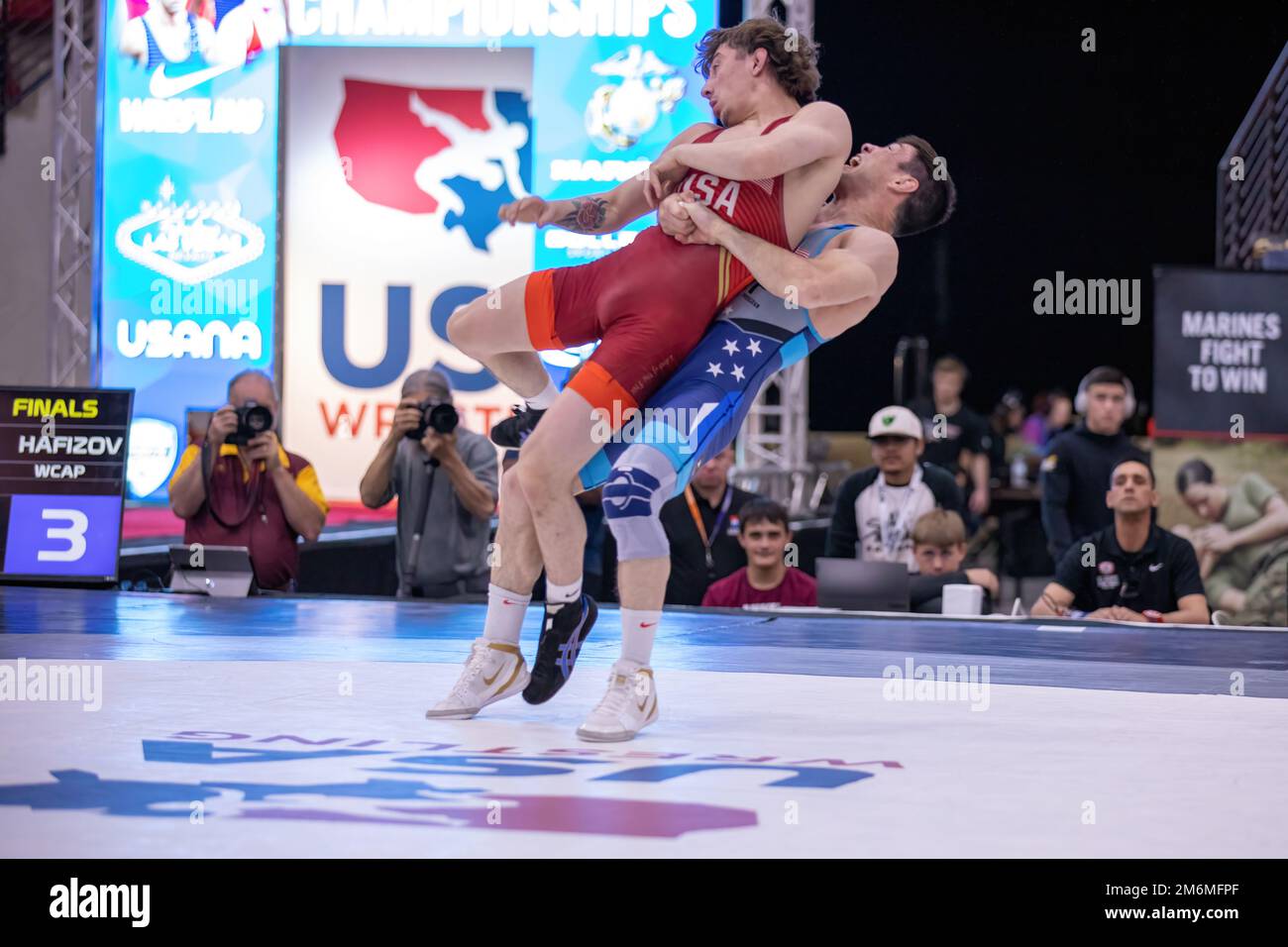 Six Wrestlers from the Men's Greco-Roman Wrestling Team assigned to the ...