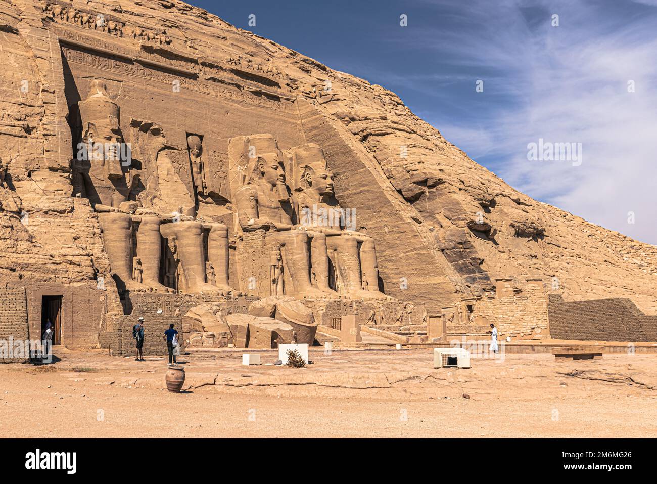 Abu Simbel, Egypt - November 16, 2021: The great ancient Egyptian ...