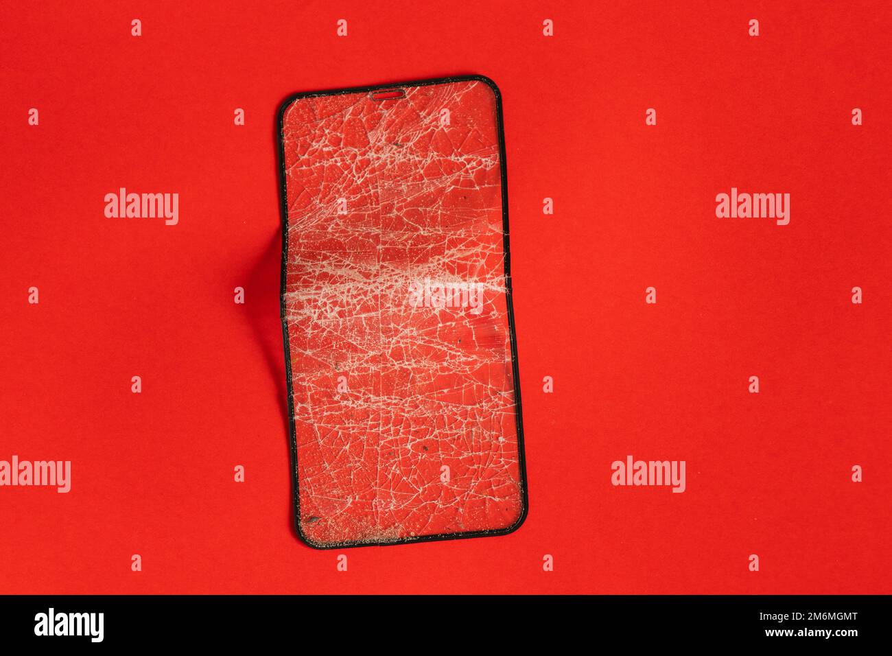 Broken glass crack plastic screen hi-res stock photography and images ...