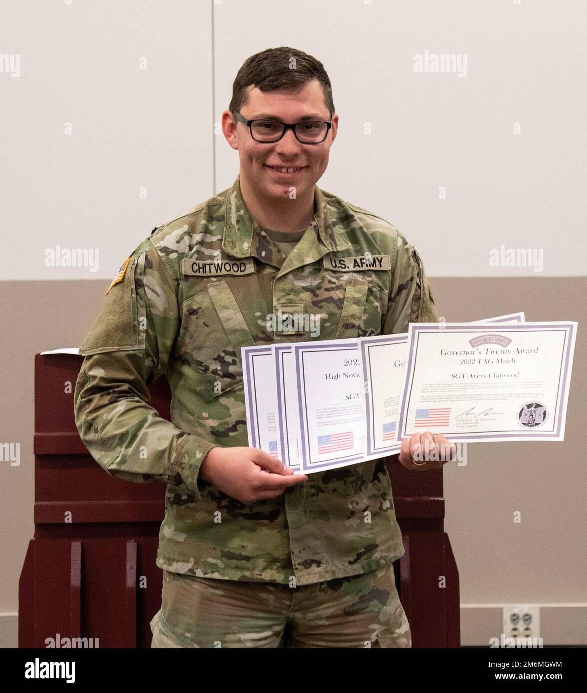 Oregon Army National Guard Sgt. Avery Chitwood, 2 Battalion 218 Field Artillery, won 6 titles ...