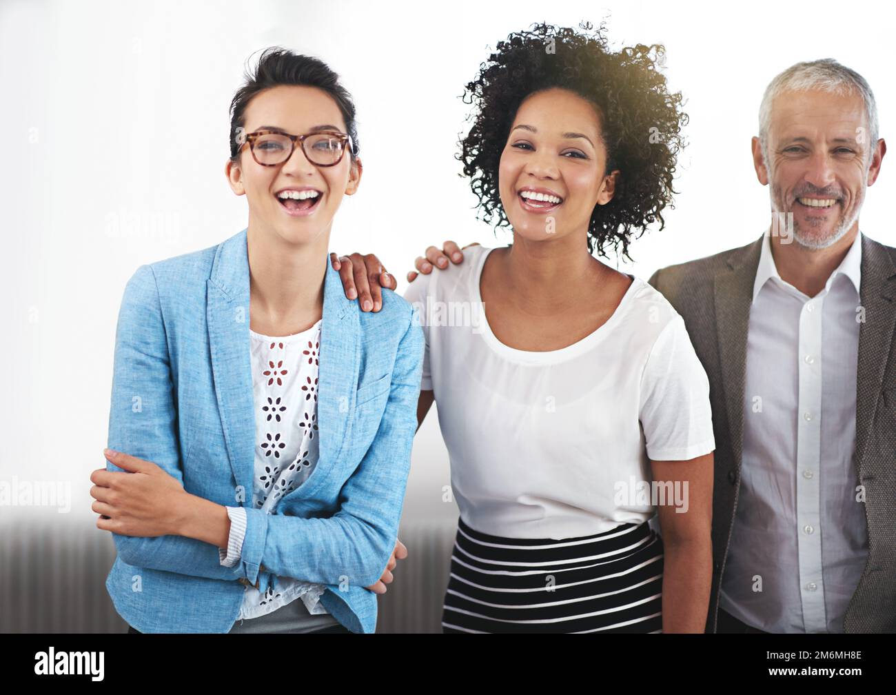 Smiling business people adult hi-res stock photography and images - Alamy