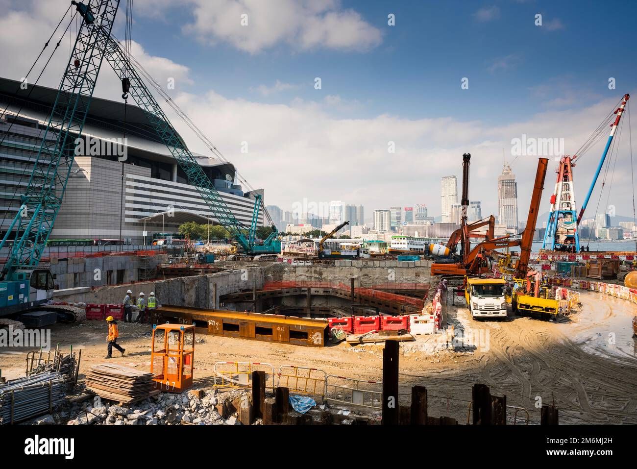 The Hong Kong construction site Stock Photo - Alamy