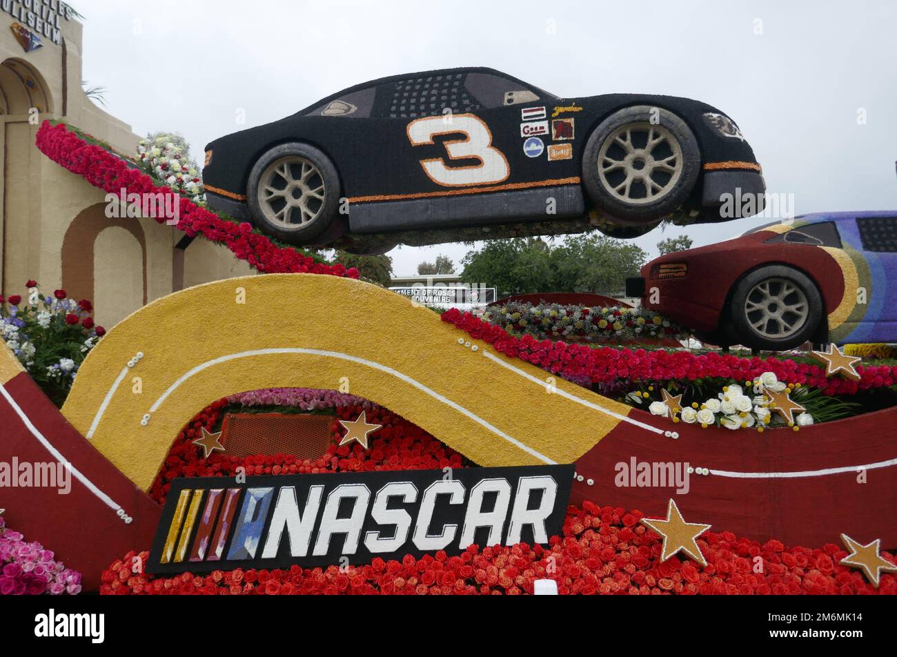 Pasadena, California, USA 3rd January 2023 Nascar Rose Parade Float on ...