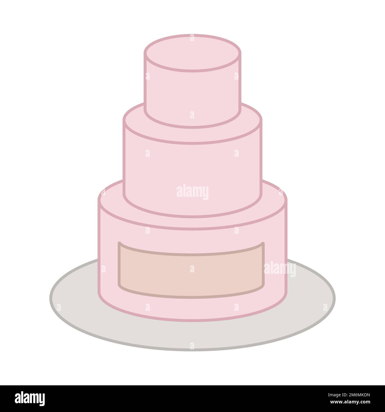 Vintage Wedding Cake Clipart
