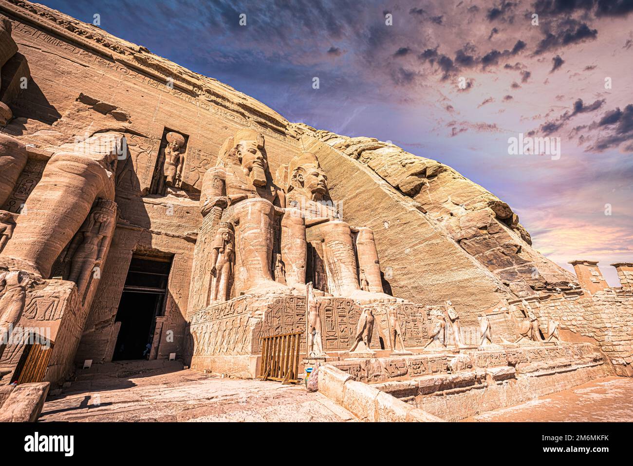 Abu Simbel, Egypt - November 16, 2021: The great ancient Egyptian ...