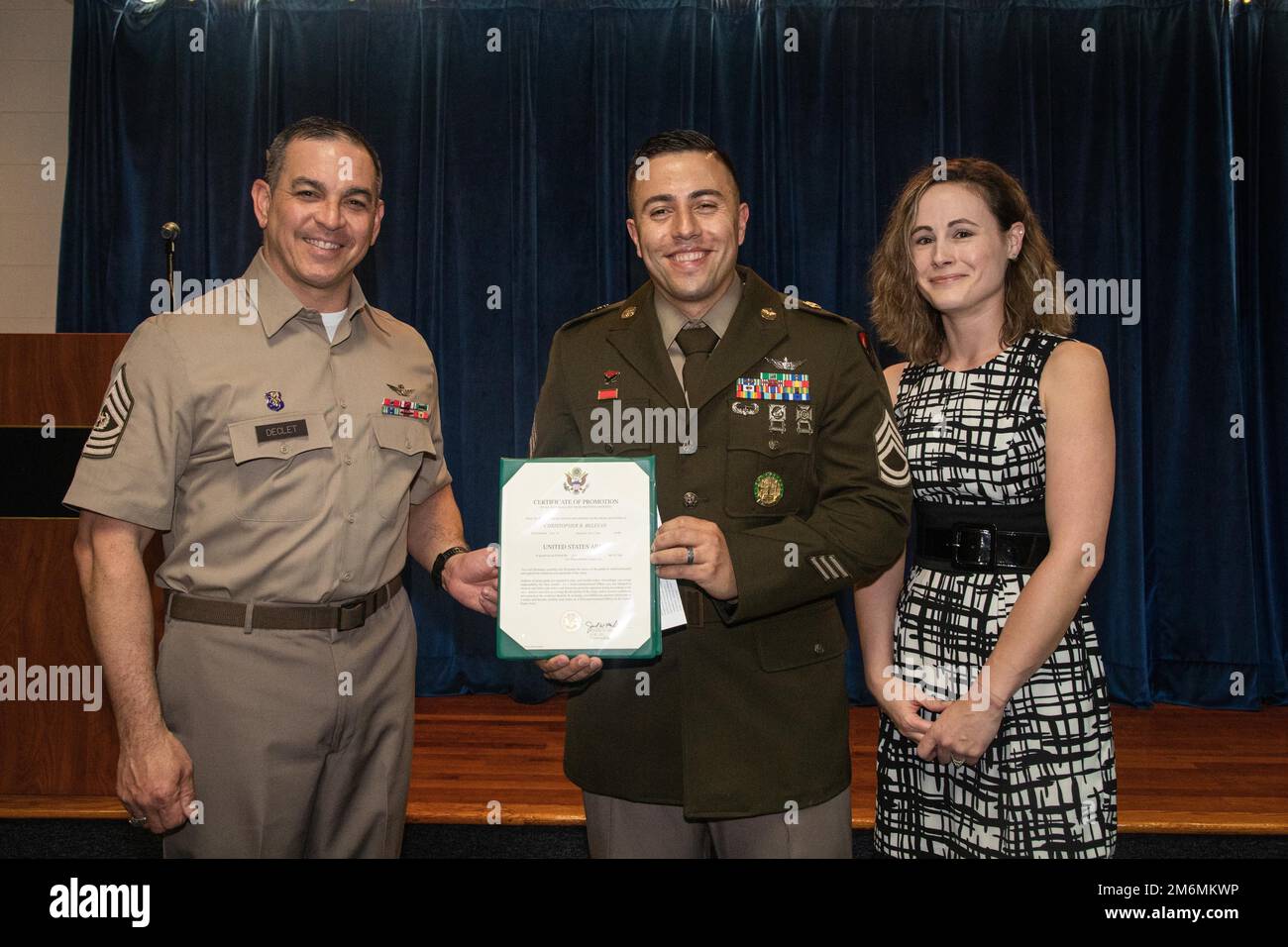 U.S. Army Sgt. 1st Class Christopher Belevan, small group leader, Army ...