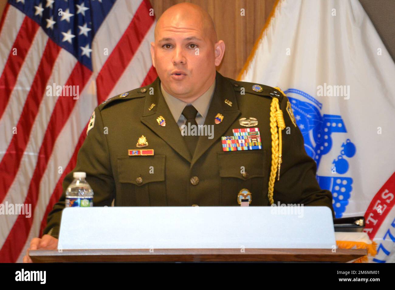 Defense Logistics Agency Troop Support Aide de Camp Army Capt. Martin ...