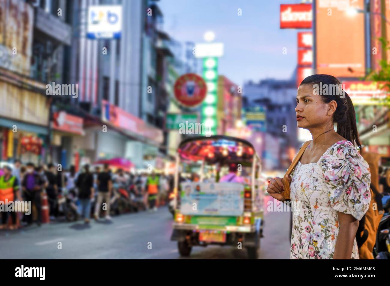 China town Bangkok Thailand, colroful streets of China Town Bangkok Stock Photo - Alamy