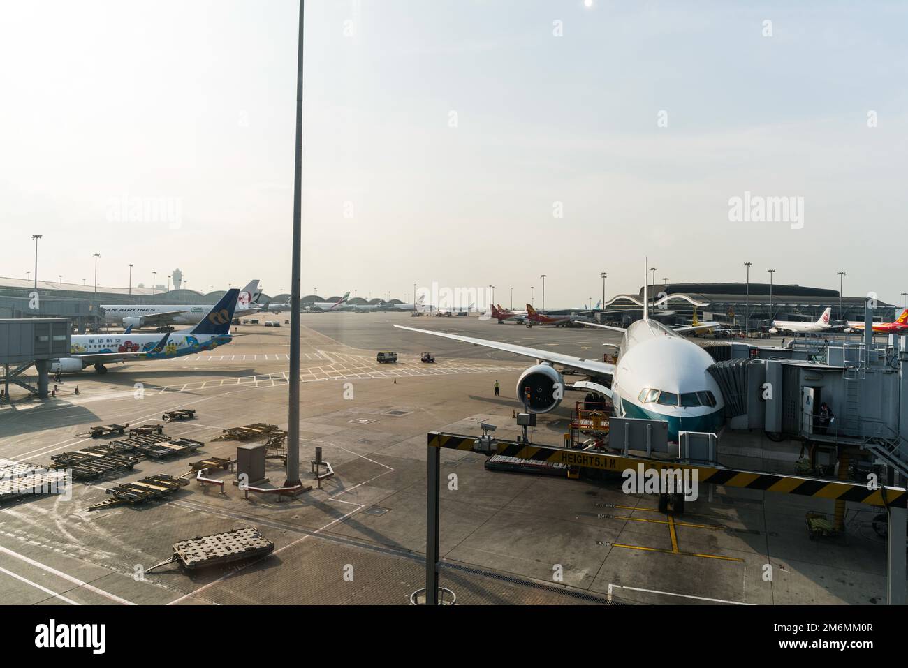 The Hong Kong airport Stock Photo - Alamy