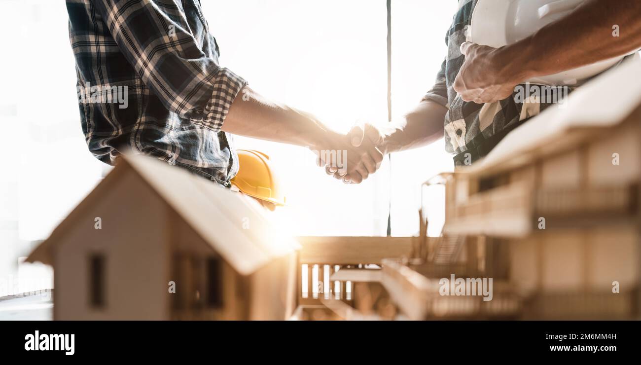 Engineering construction cooperation hand hi-res stock photography and ...