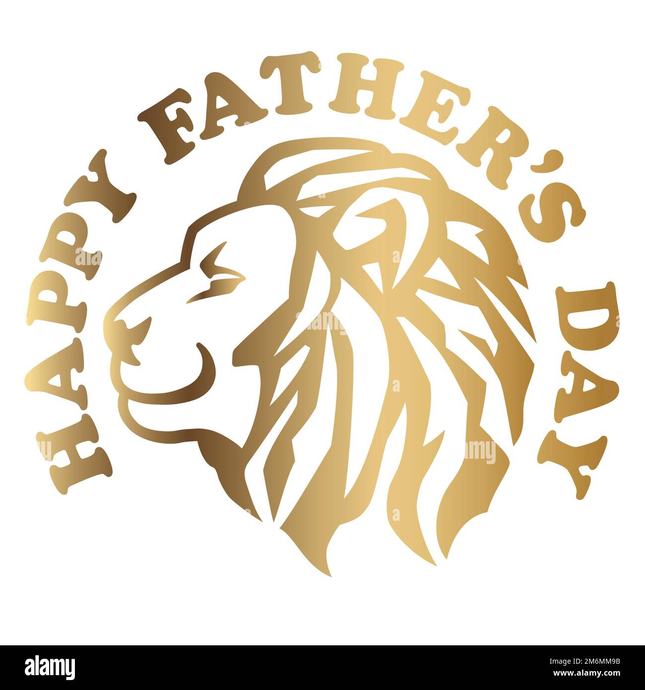 Happy Father’s Day vector symbol illustration isolated on a white ...