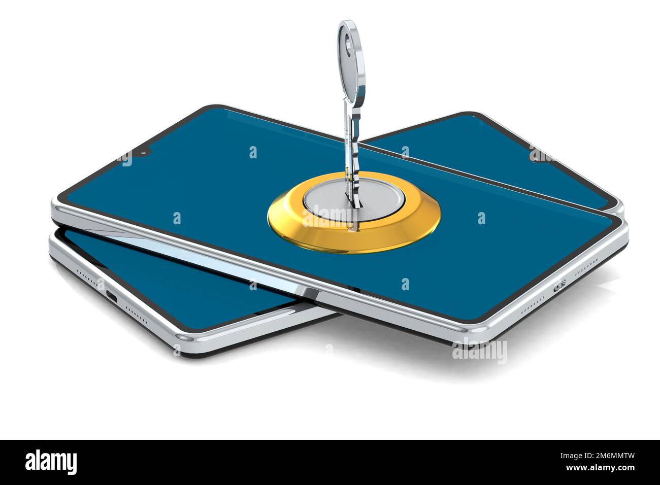 Mobile safety concept Cut Out Stock Images & Pictures - Alamy