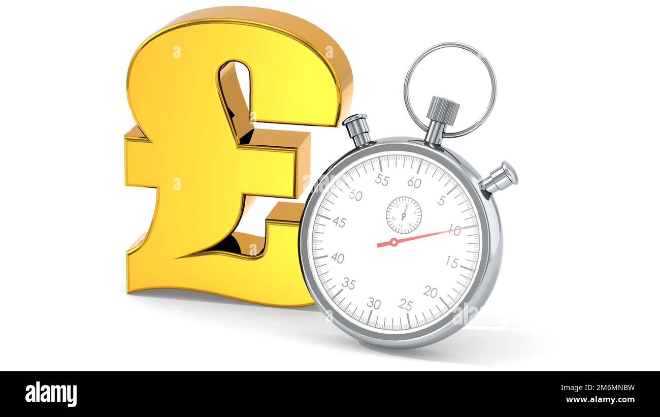 Pound symbol stopwatch hi-res stock photography and images - Alamy