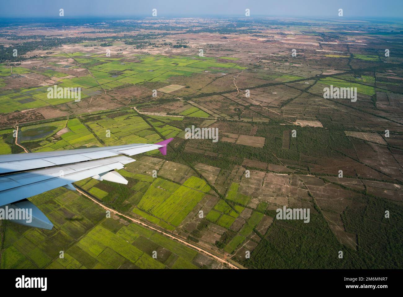 Under the wing of the scenery Stock Photo - Alamy