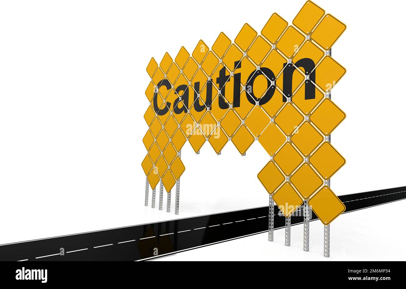 Caution word hi-res stock photography and images - Alamy