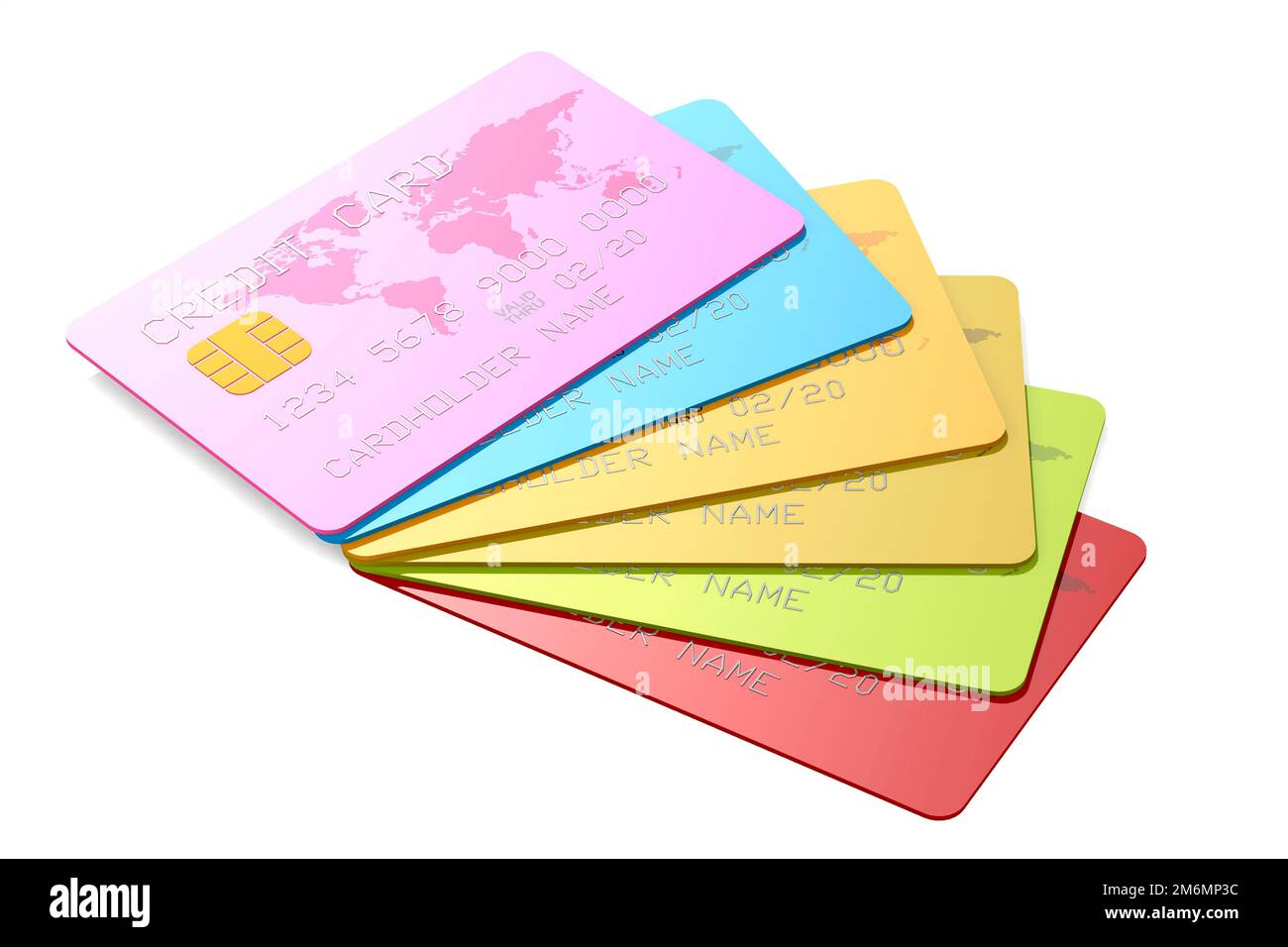 Cards of various colors hi-res stock photography and images - Alamy