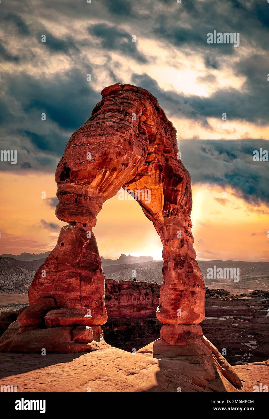 Usa Arch Canyon National Park - Delicate Arch Stock Photo - Alamy