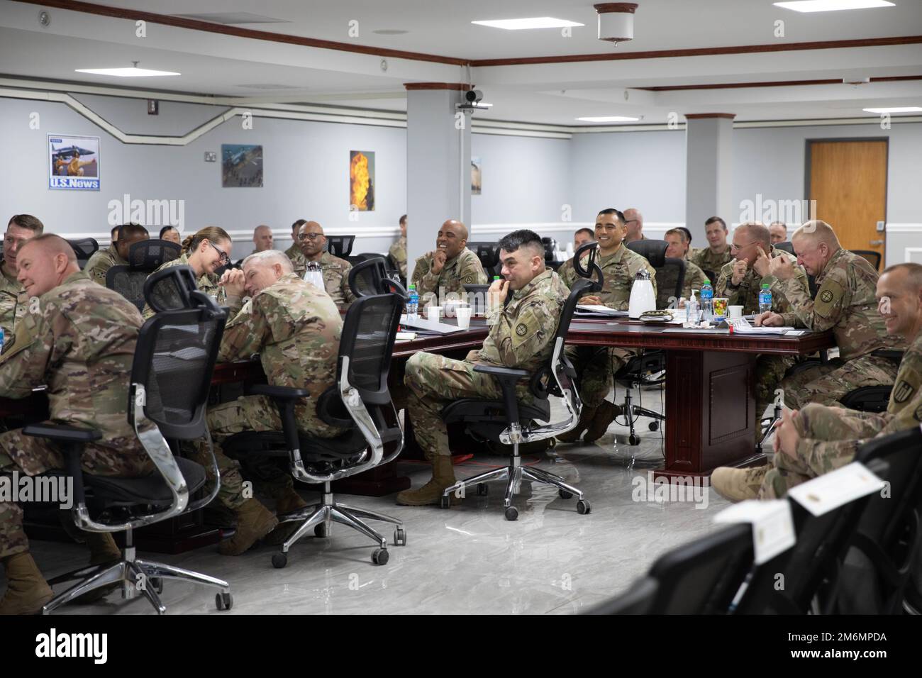 U.S. Army Central Commanding General, Lt. Gen. Ronald Clarke and Command Sergeant Major Jacinto ...