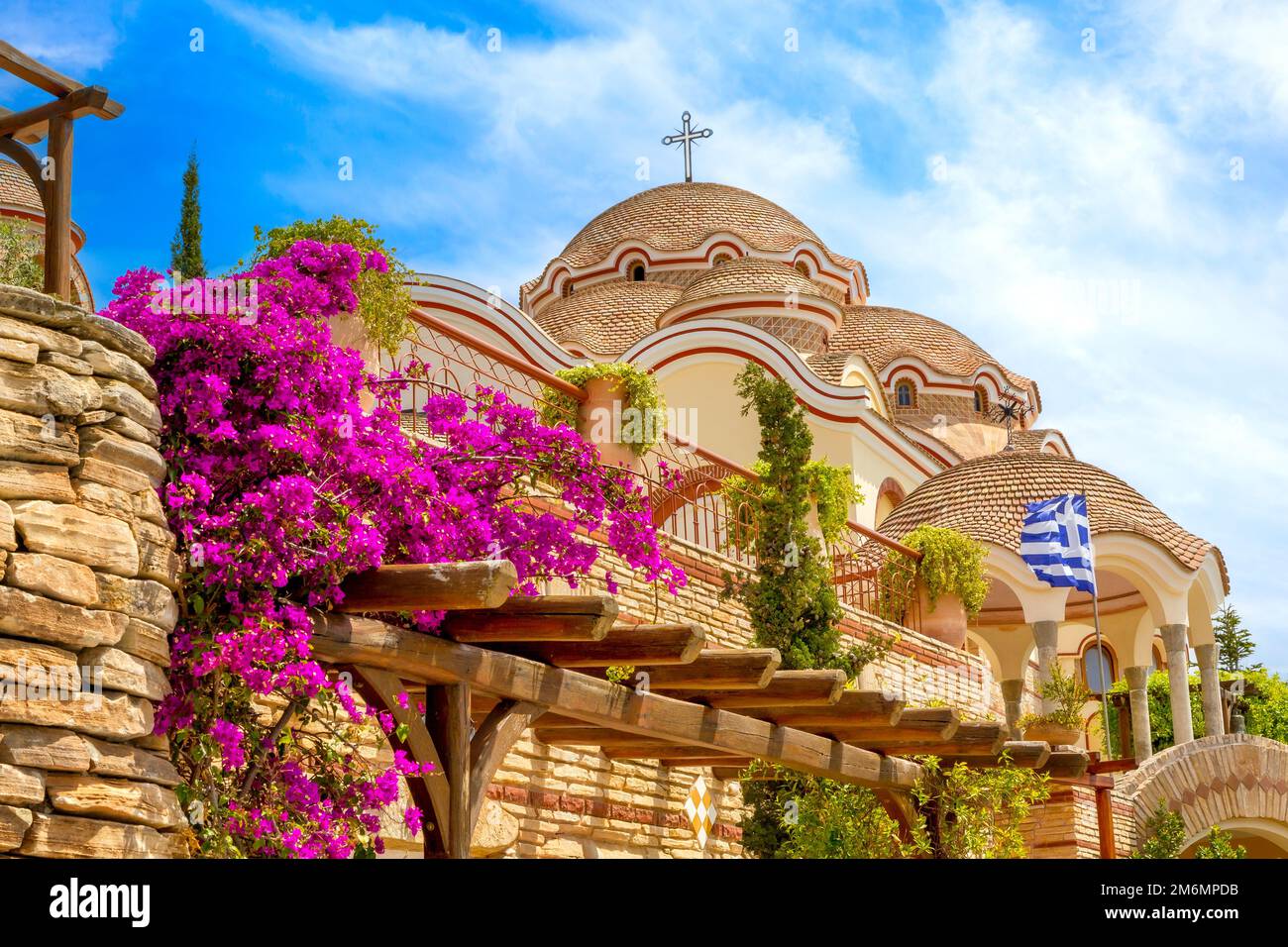 Archangel Michael Monastery in Thassos, Greece Stock Photo - Alamy