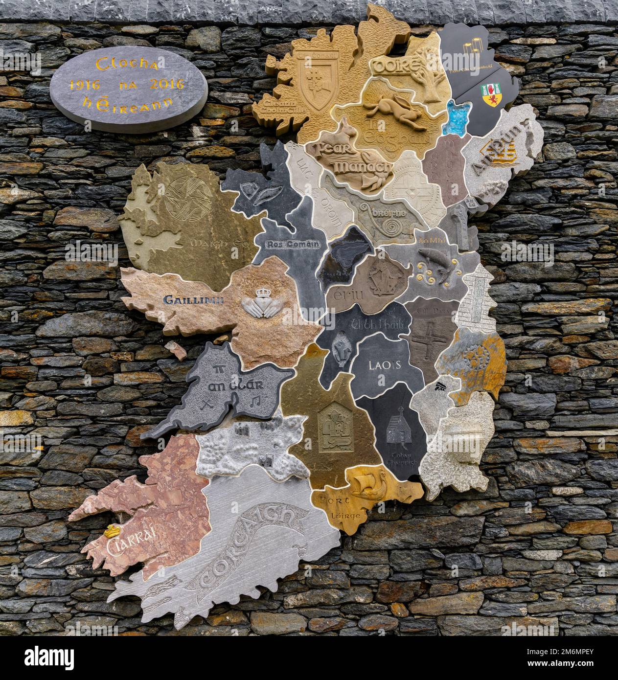 Donegal map hi-res stock photography and images - Alamy