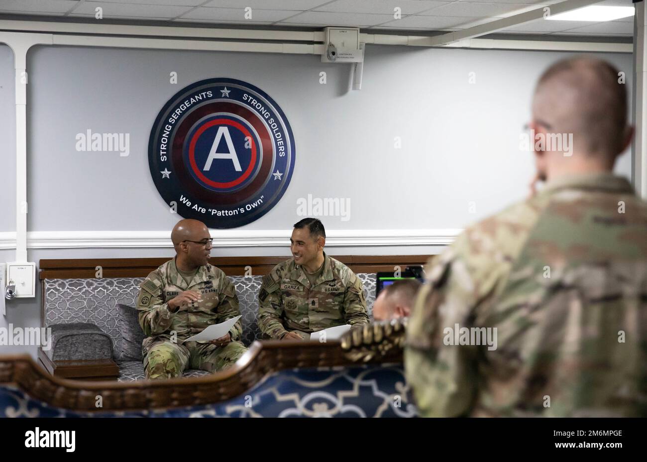 U.S. Army Central Commanding General, Lt. Gen. Ronald Clarke and ...