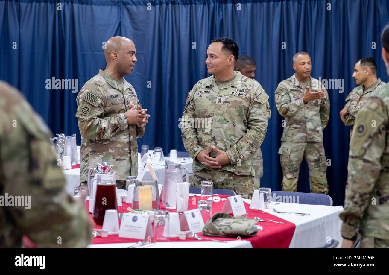 U.S. Army Central Commanding General, Lt. Gen. Ronald Clarke speaks ...
