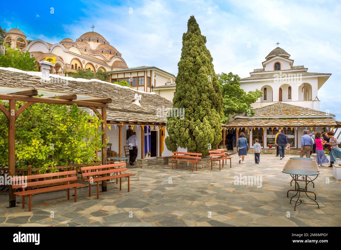 Monastery of Archangel Michael, Thassos, Greece Stock Photo - Alamy