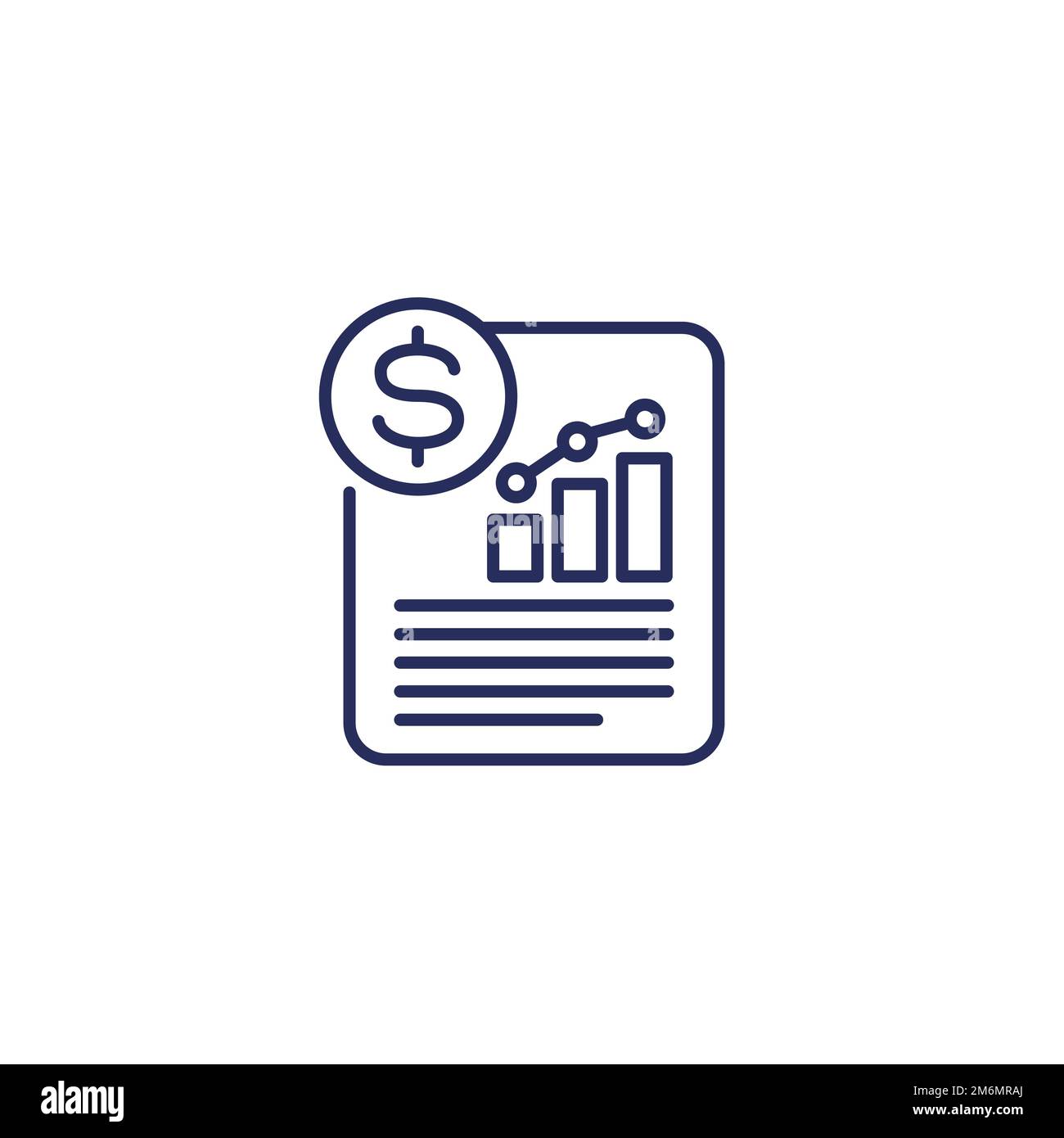 EPS, Earnings per share icon, line vector Stock Vector Image & Art - Alamy