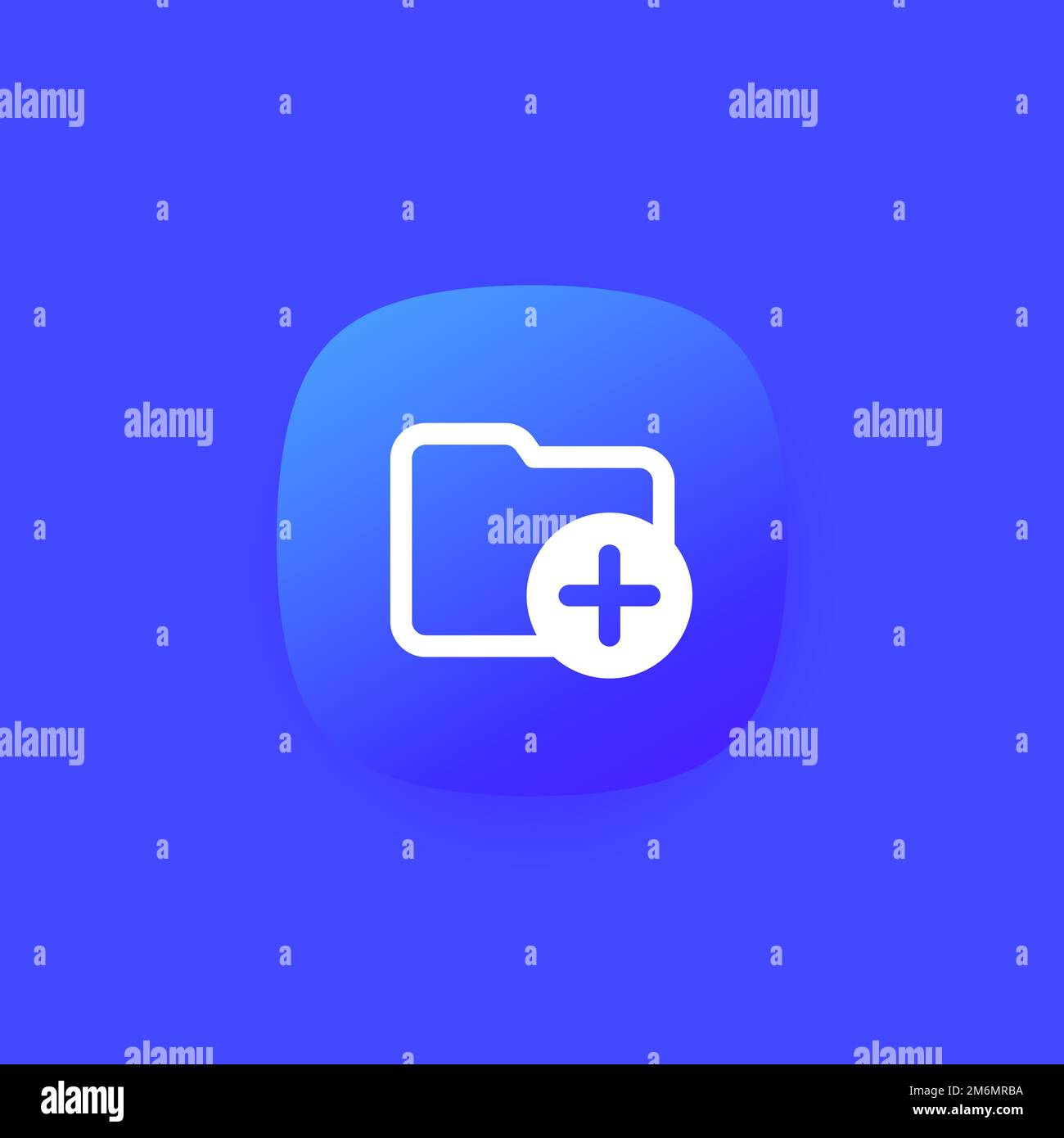 create new folder icon for apps and web Stock Vector Image & Art - Alamy