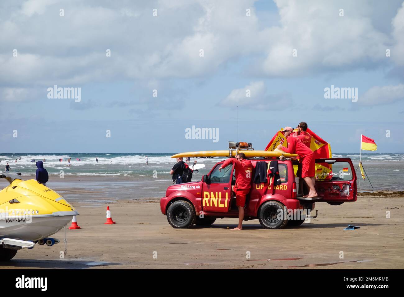 Lifeguards watching people on hi-res stock photography and images - Alamy