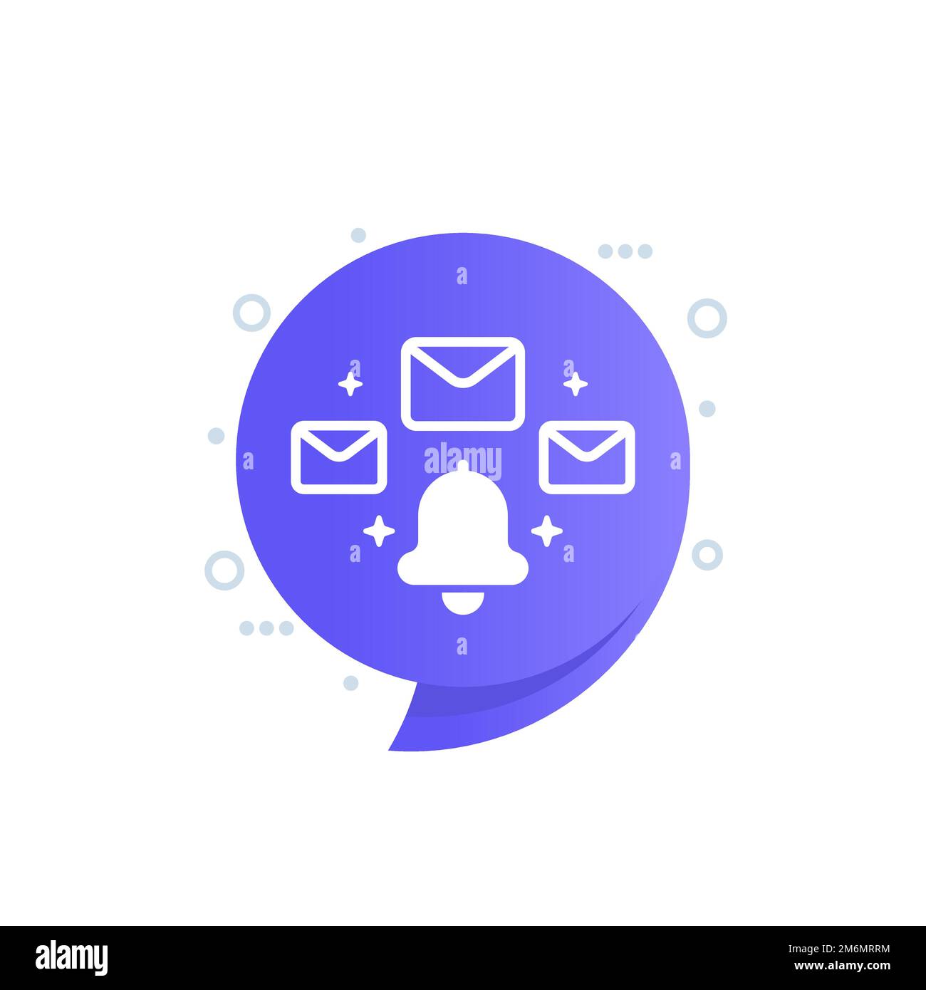 email alert icon for web Stock Vector Image & Art - Alamy