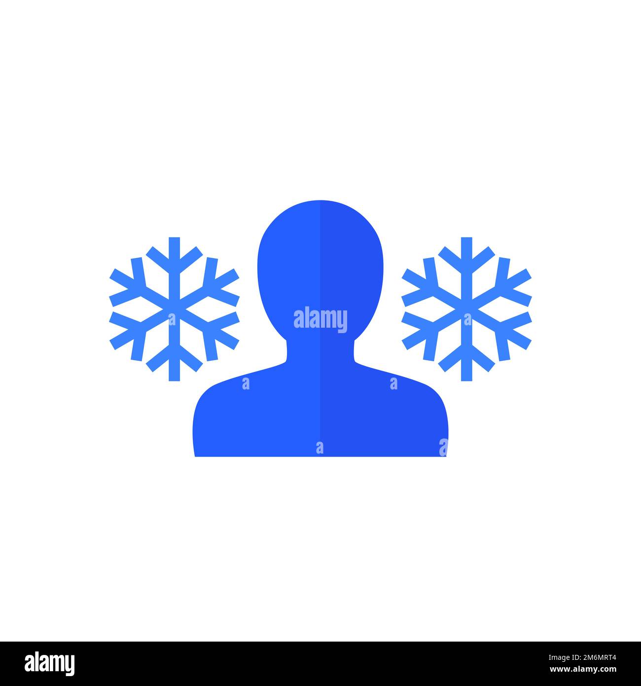 Cold, chill vector flat icon Stock Vector Image & Art - Alamy