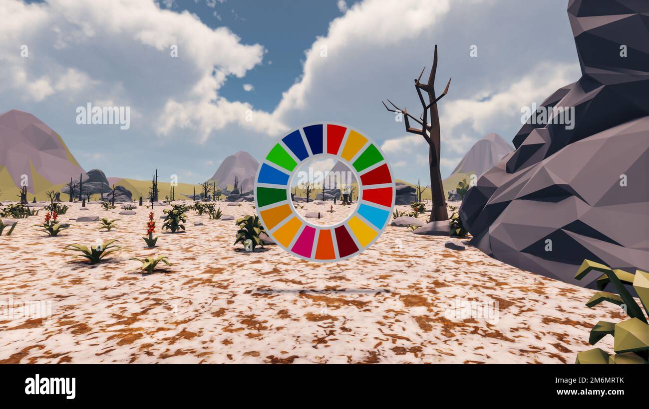 Graphic resources for sustainable development goals, biodiversity, a ...