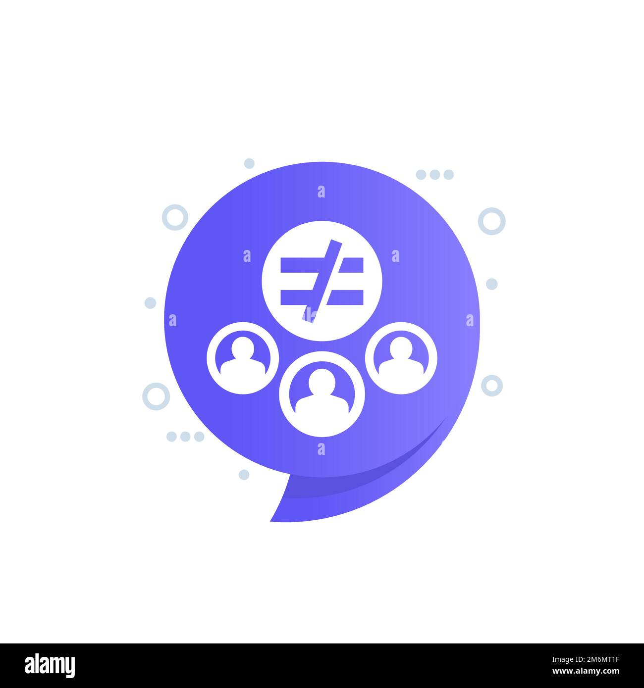 inequality and discrimination icon for web Stock Vector Image & Art - Alamy