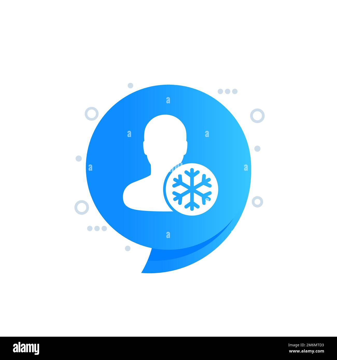 Cold or chill icon, vector Stock Vector Image & Art - Alamy