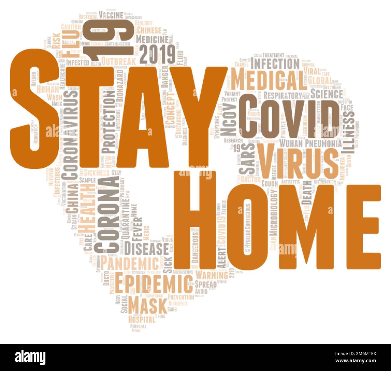 Stay home word cloud concept on white background Stock Photo - Alamy