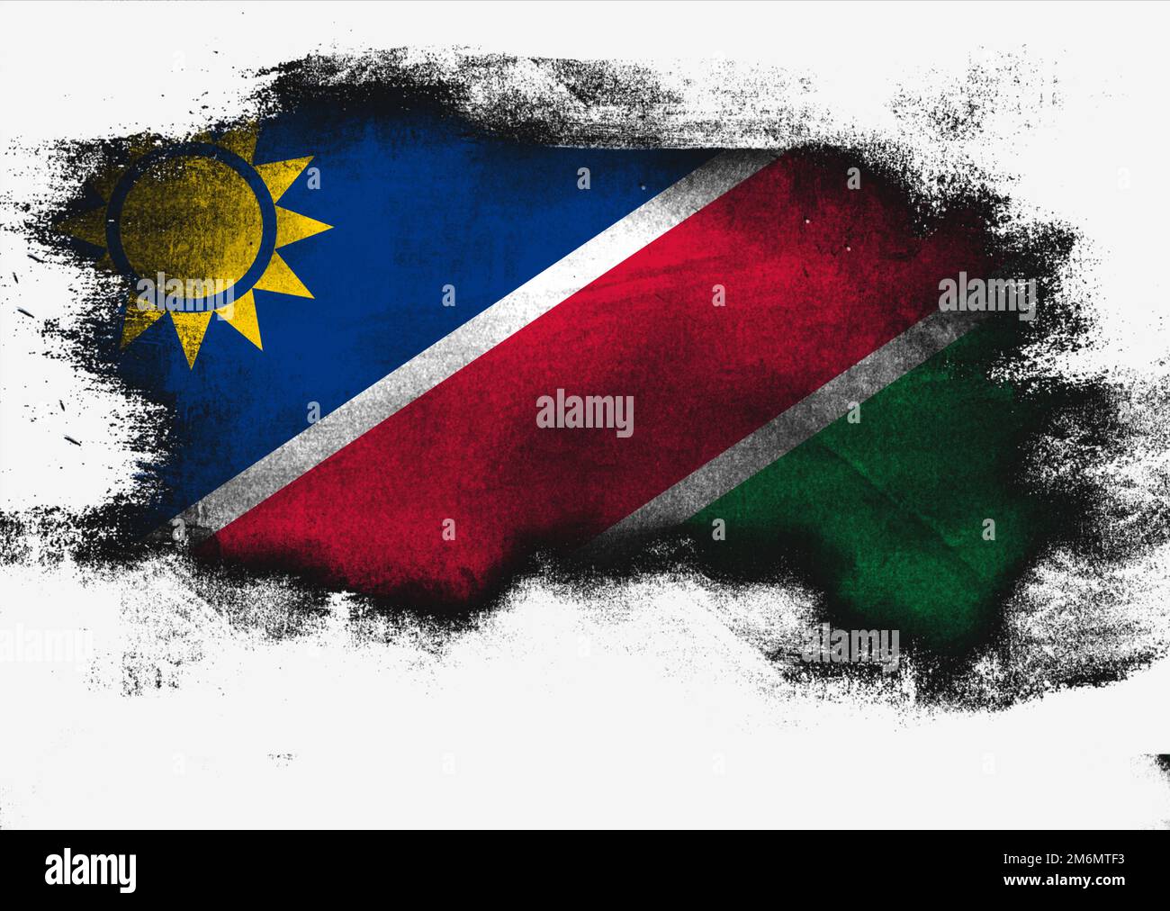 Namibia painted flag hi-res stock photography and images - Alamy