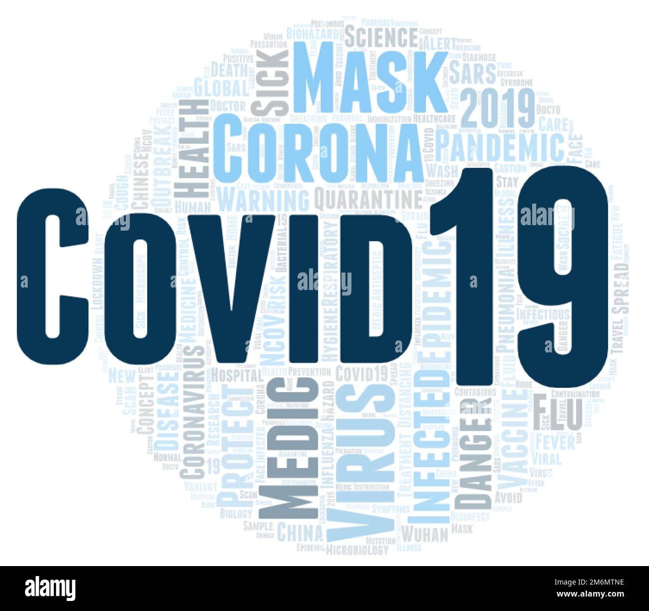 Covid-19 word cloud concept on white background Stock Photo - Alamy